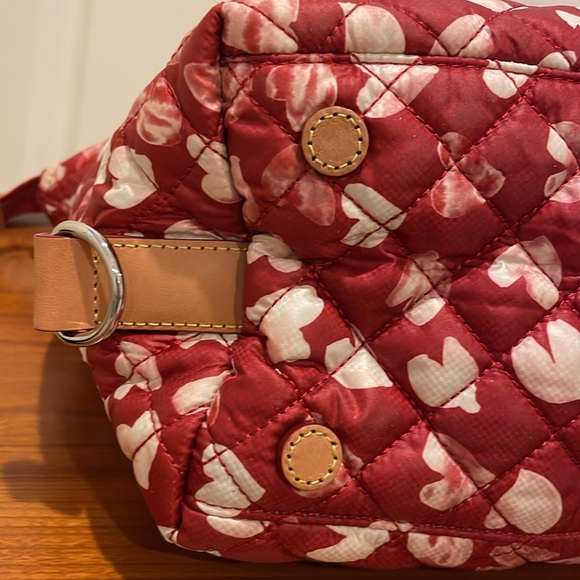 *Limited Edition* MZ Wallace Red Heart-print Small Sutton Satchel – US 8075